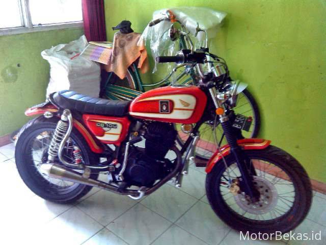 Honda CB 100 Modif Japstyle Red Original