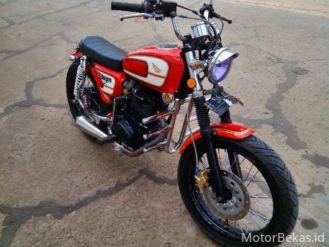 honda cb 100 modif jef style