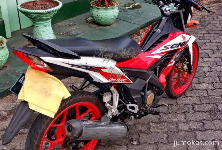 HONDA SONIC 150 MERAH PUTIH 2020 PLAT AB KOTA JOGJ